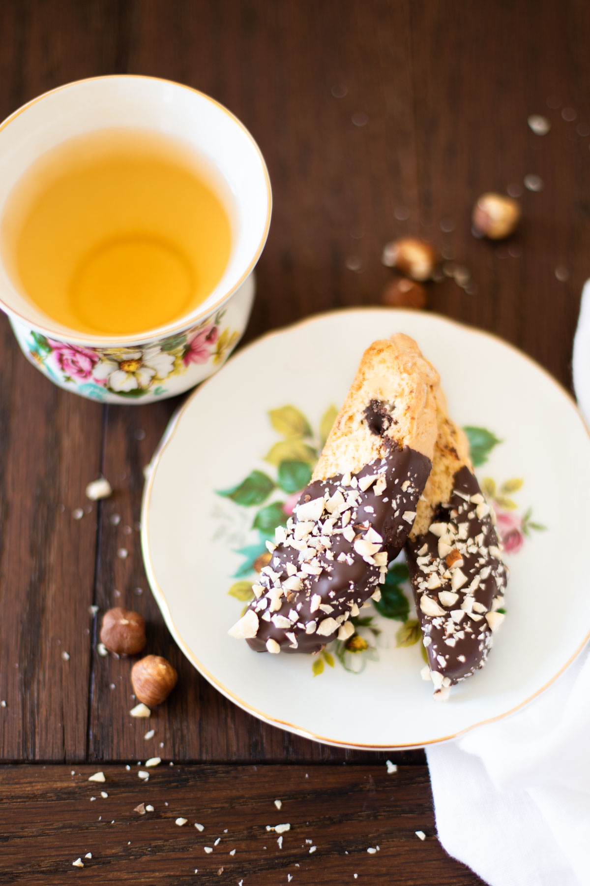 Chocolate Hazelnut Biscotti - Anya's Cookbook